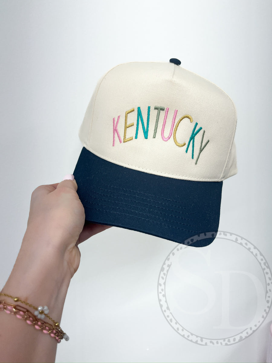 KY multicolored embroidered hat – SOUTHERN DESIGNS